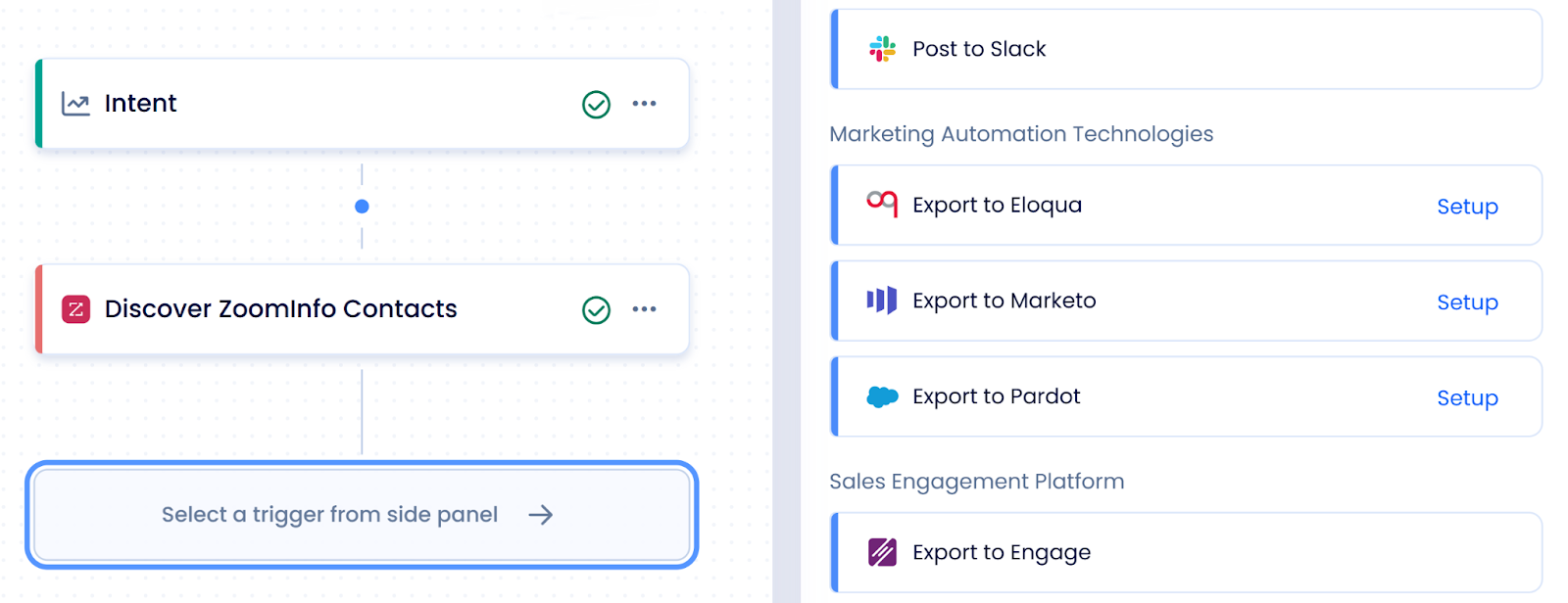 How to Connect ZoomInfo Workflows with Slack