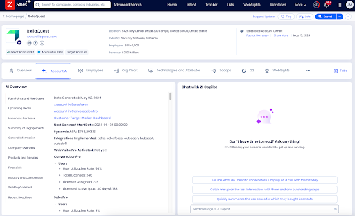 ZoomInfo Knowledge Center