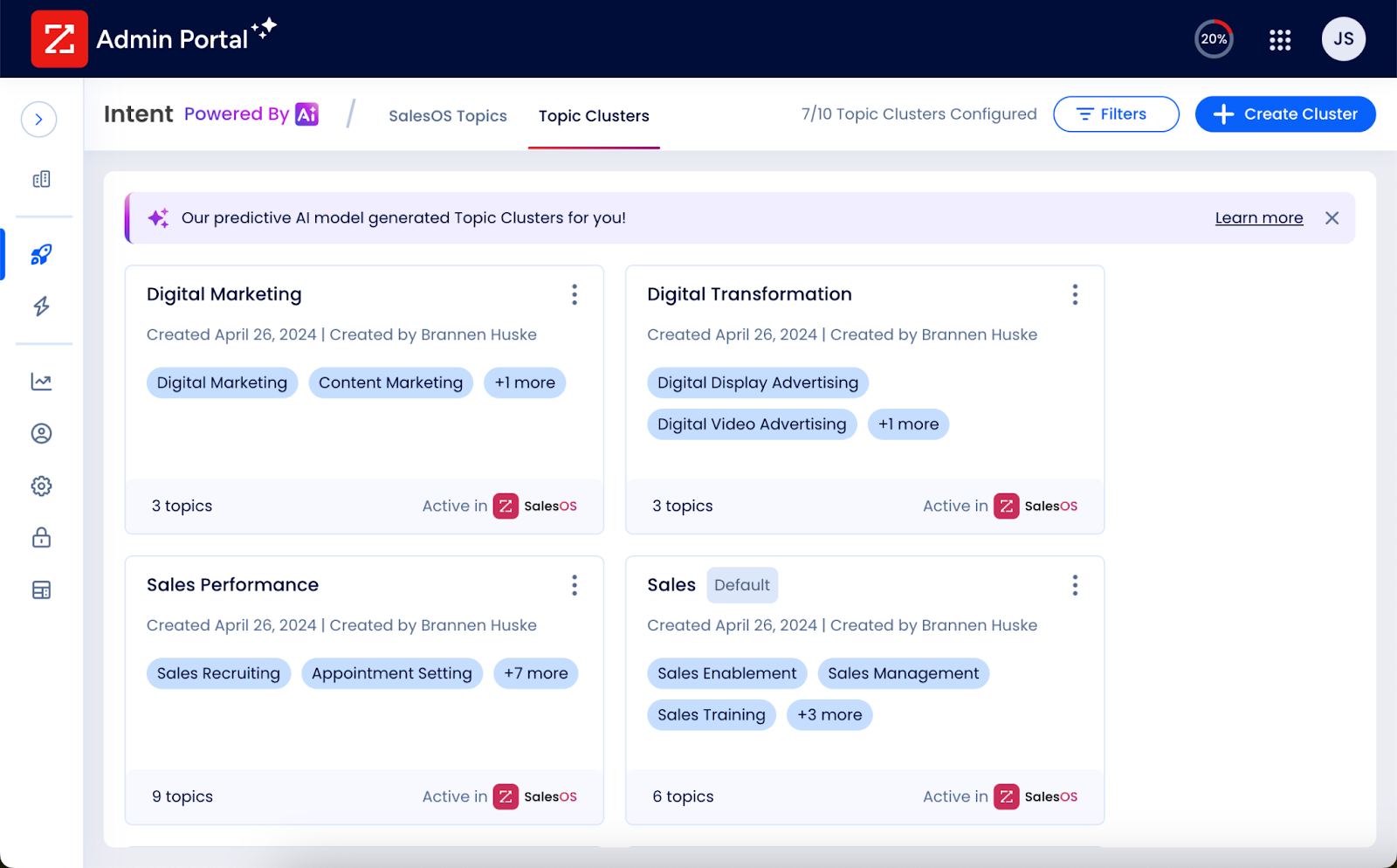 Overview of ZoomInfo Copilot Admin Portal