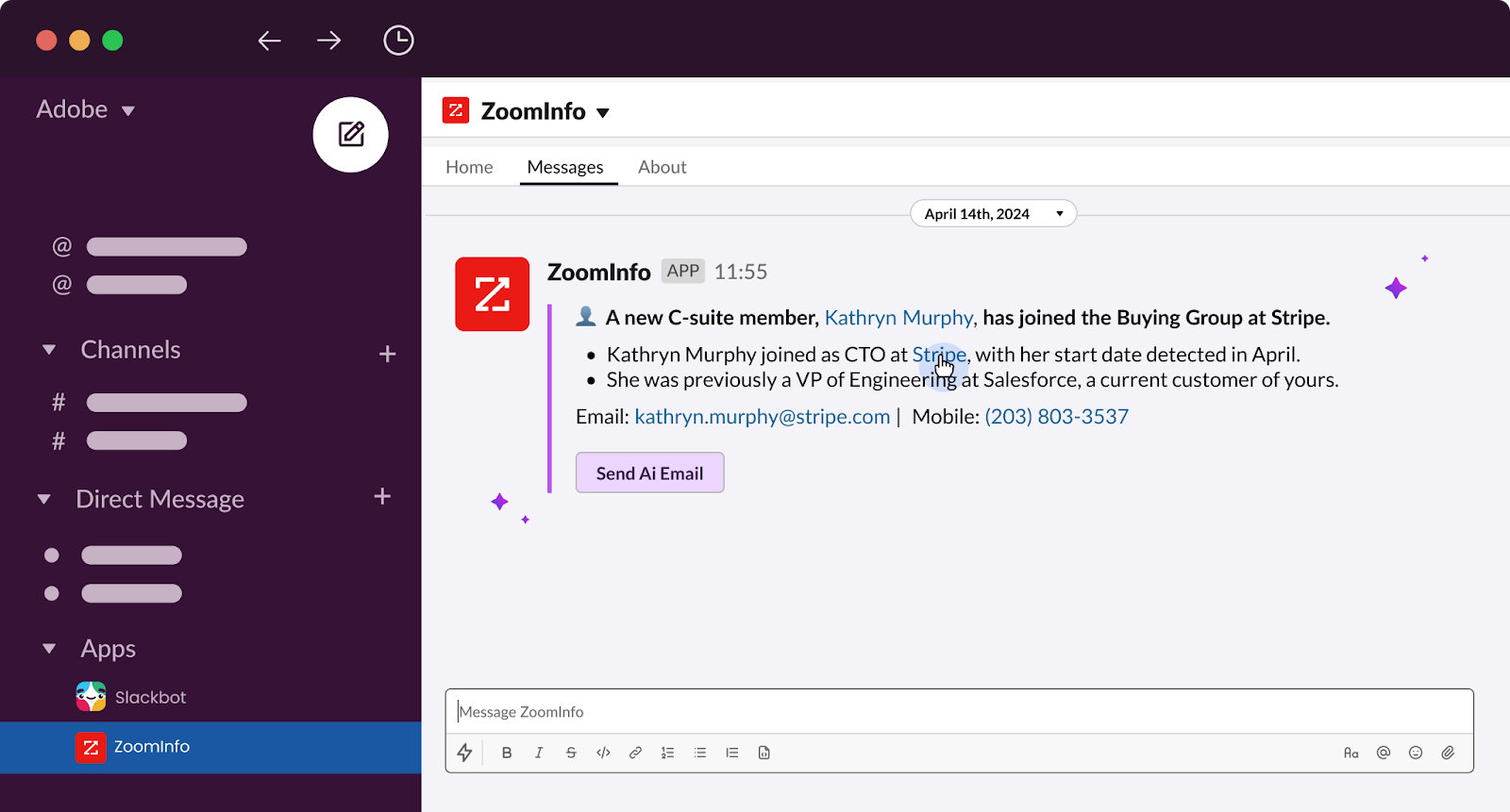 ZoomInfo Knowledge Center