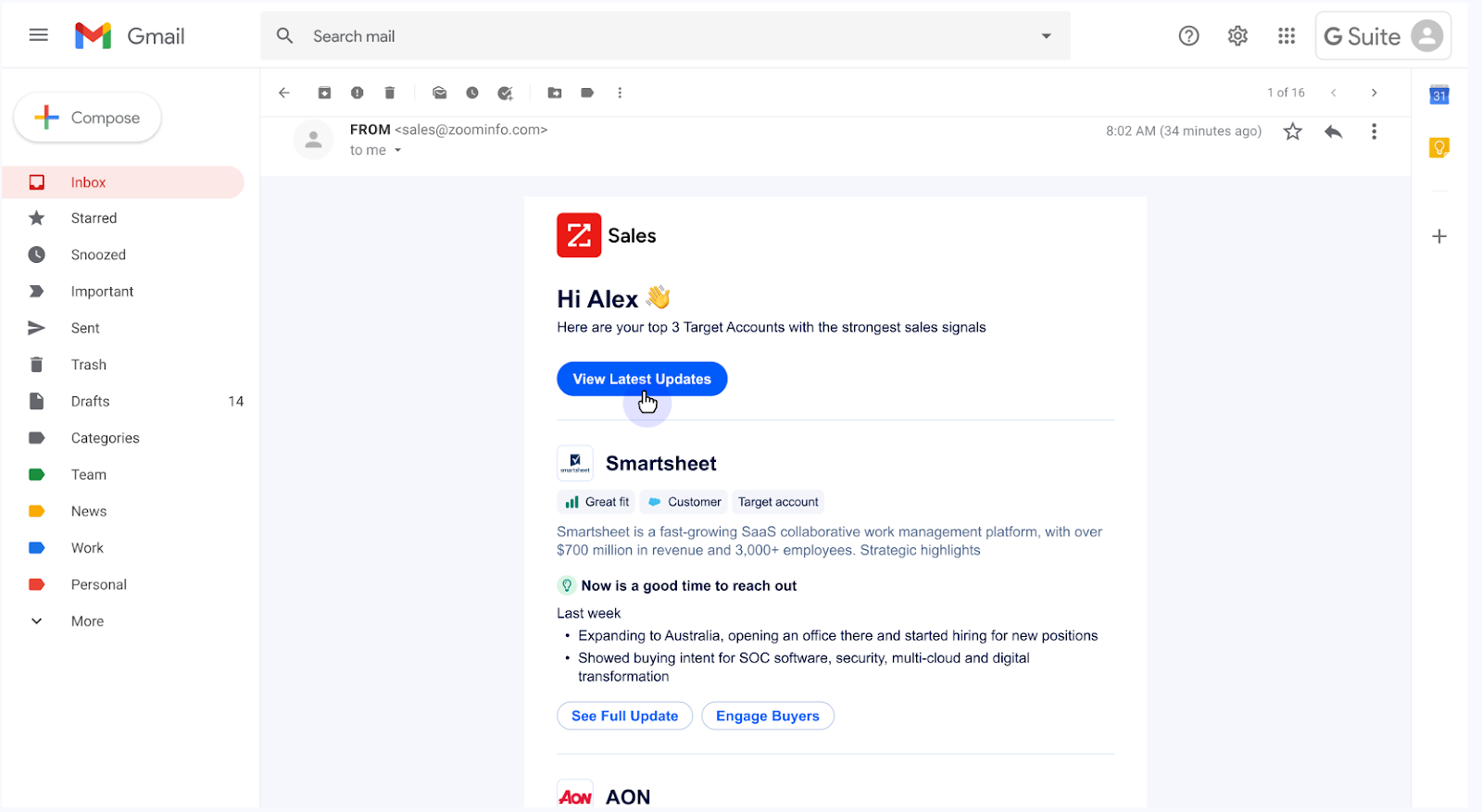 ZoomInfo Knowledge Center