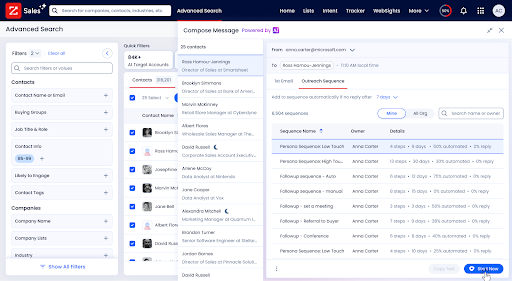 How To Use Outreach with ZoomInfo Copilot