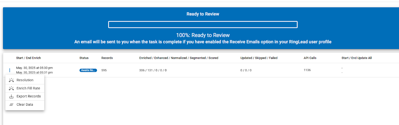 How to Set Up Mass Enrich for Snowflake in RingLead
