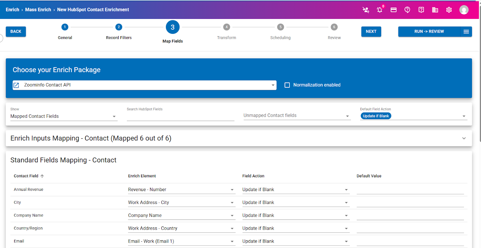 How to Set Up Mass Enrich for Snowflake in RingLead