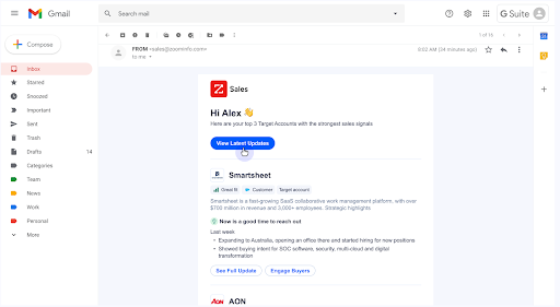 Get Started with ZoomInfo Copilot on the Homepage