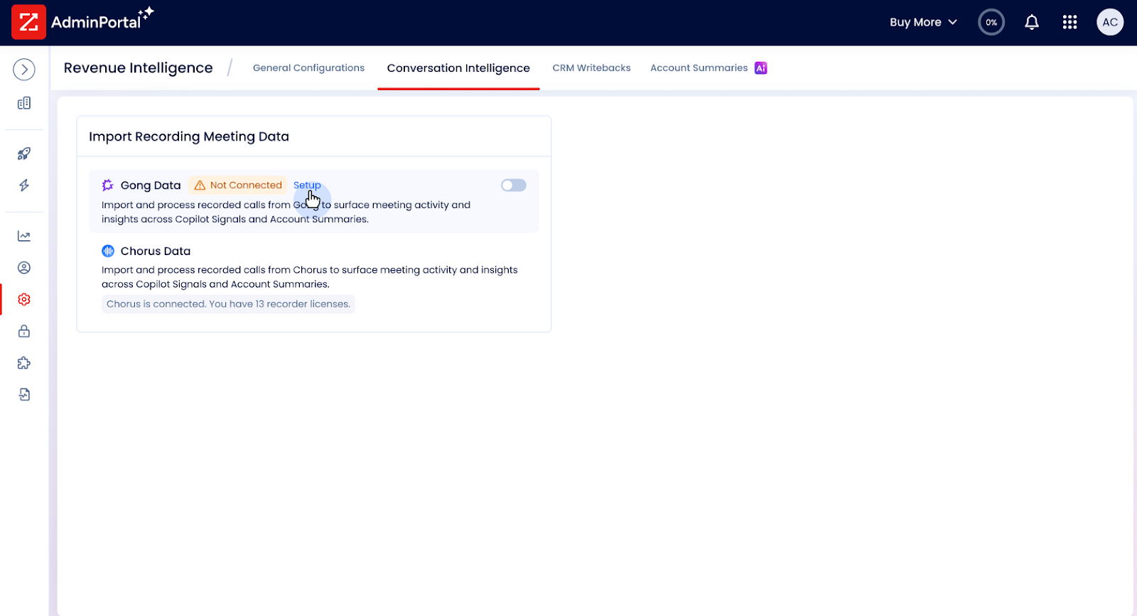 How to Use The ZoomInfo + Gong Integrations