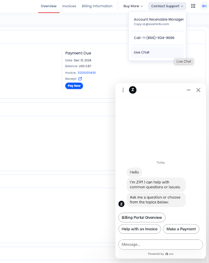 ZoomInfo Knowledge Center