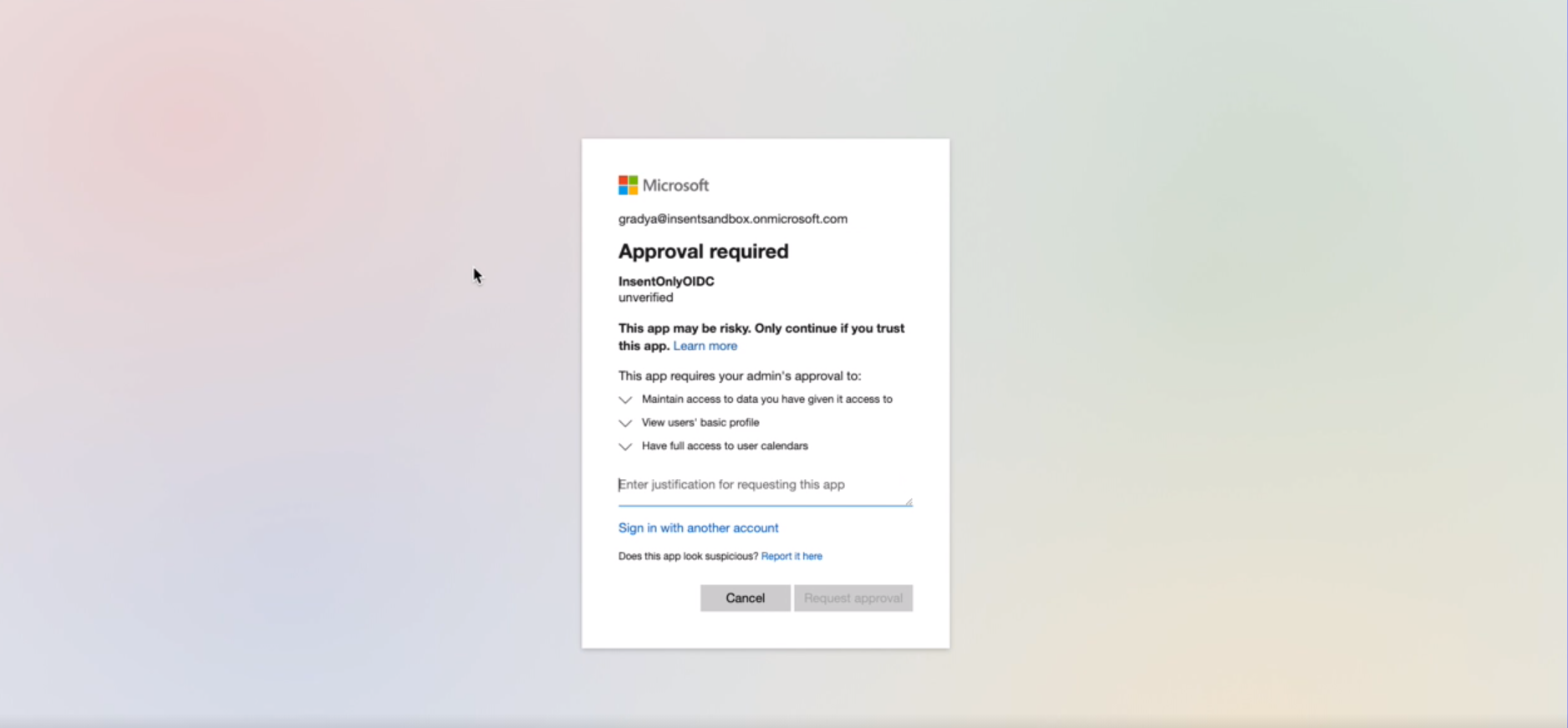 How to Request Microsoft 365 Admin Approval in ZoomInfo Chat