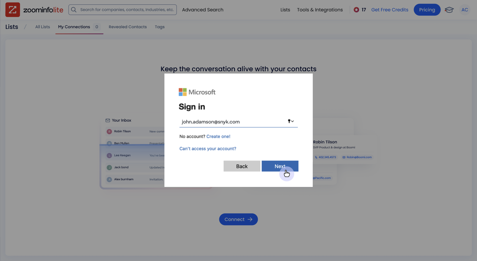 ZoomInfo Knowledge Center