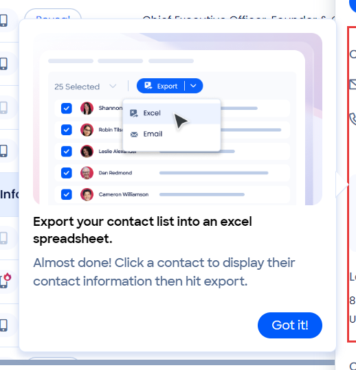 How to Export Records in ZoomInfo Lite